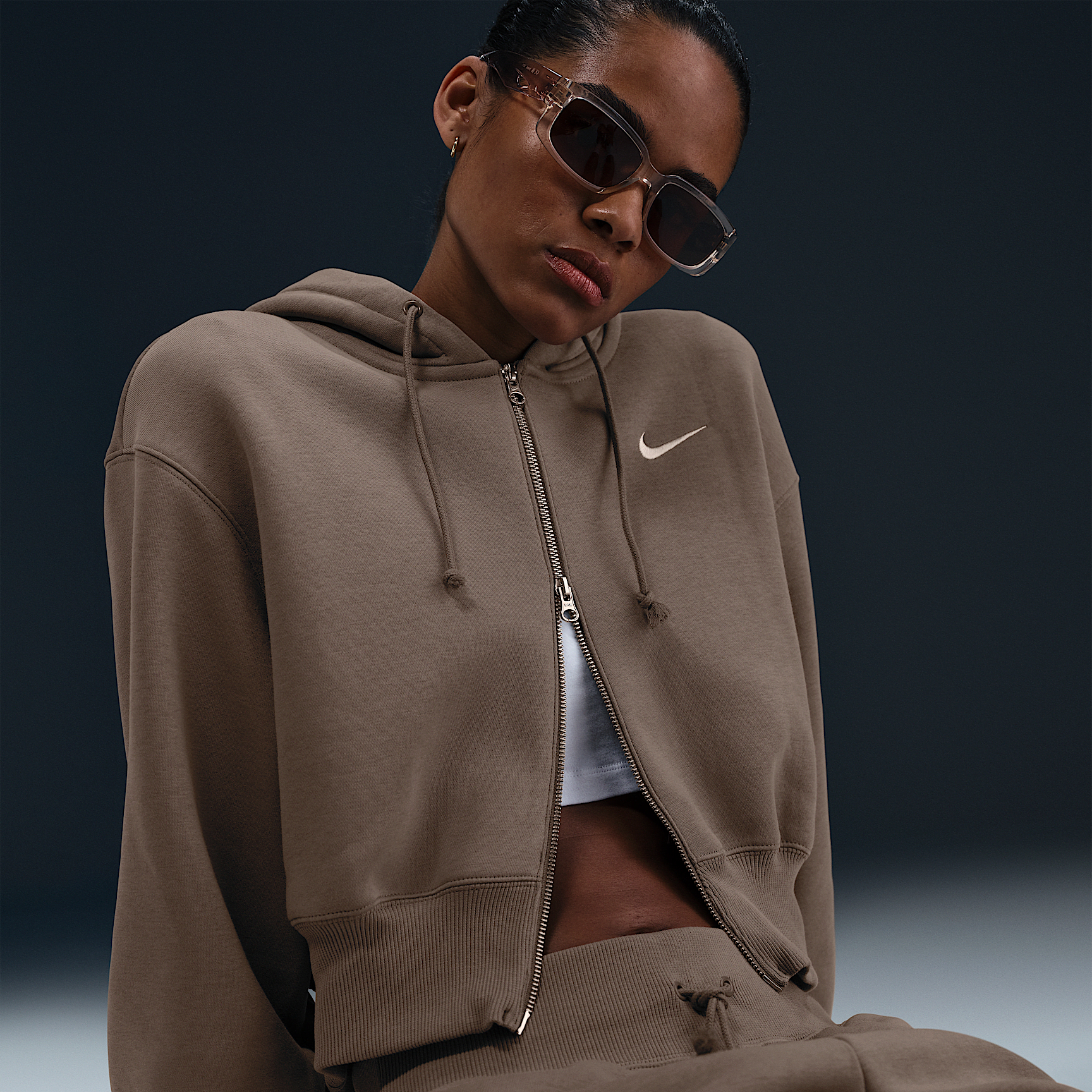 Nike Sportswear Phoenix Fleece Women's Loose Cropped Full-Zip